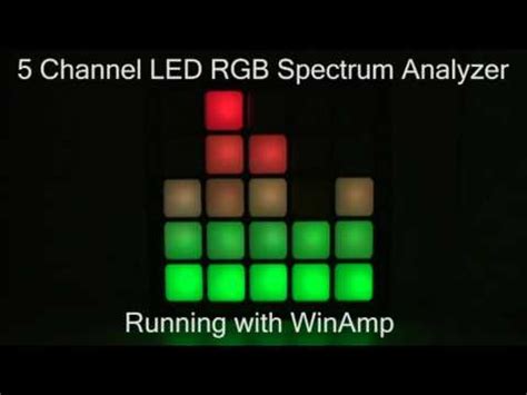 RGB LED Spectrum Analyzer YouTube