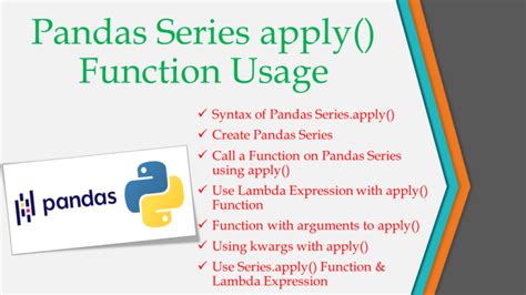Pandas Series Apply Function Usage Spark By Examples
