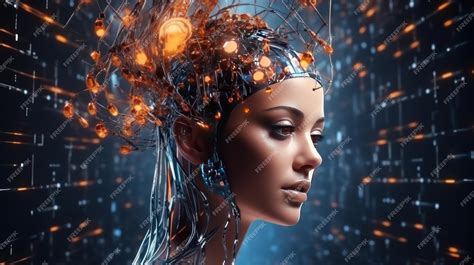 premium photo neural network futuristic technology robotic artificial