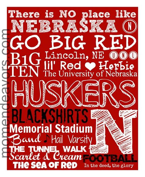 Husker Football Schedule Printable Printable Word Searches