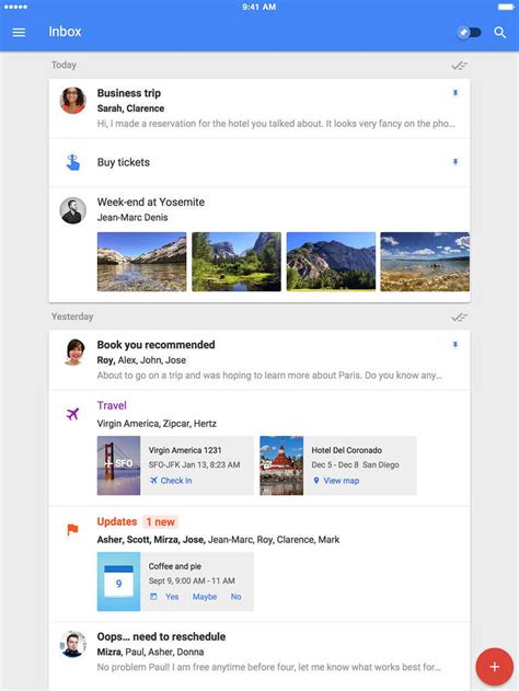 Google Updates Inbox App With IPad Support MacRumors