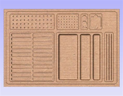 Cnc Router Deluxe Tool And Bit Organizer Storage Tray Digital File Etsy