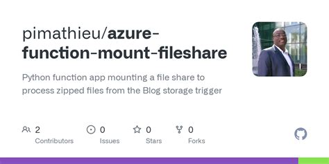 Github Pimathieuazure Function Mount Fileshare Python Function App