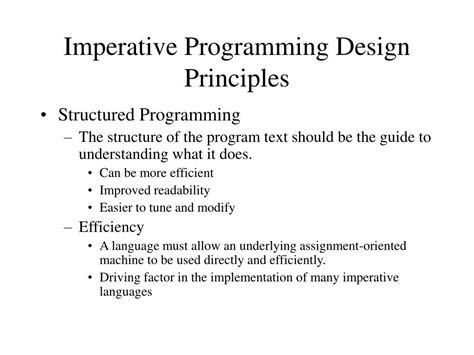 Ppt Imperative Programming Powerpoint Presentation Free Download Id1716357