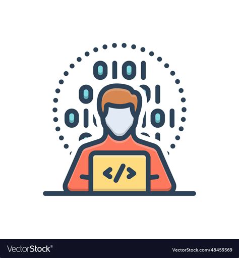 Programmer Royalty Free Vector Image Vectorstock