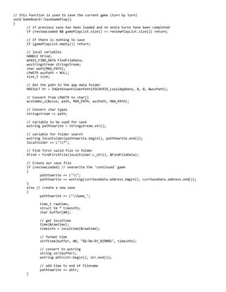 Save Game Function PDF