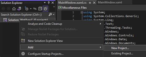 C There Is No WPF Designer And No Projects In Visual Studio Solution Stack Overflow
