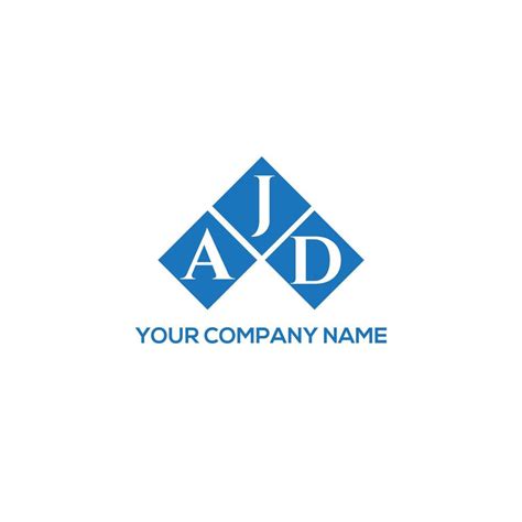 Jad Letter Logo Design On White Background Jad Creative Initials Letter Logo Concept Jad