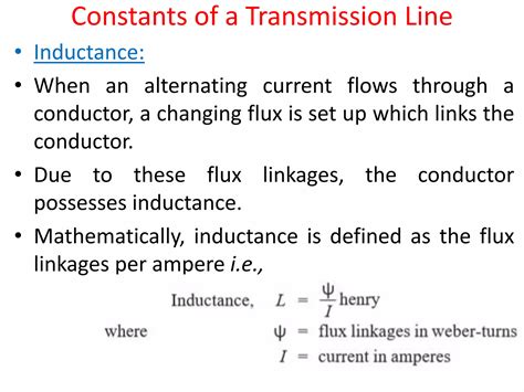 Transmission And Distribution Line Parameters Pptx Computer