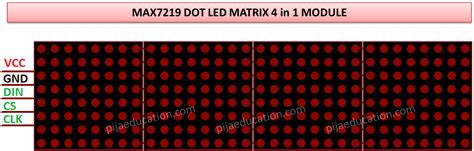 8x8 Led Matrix With Arduino Pija Education