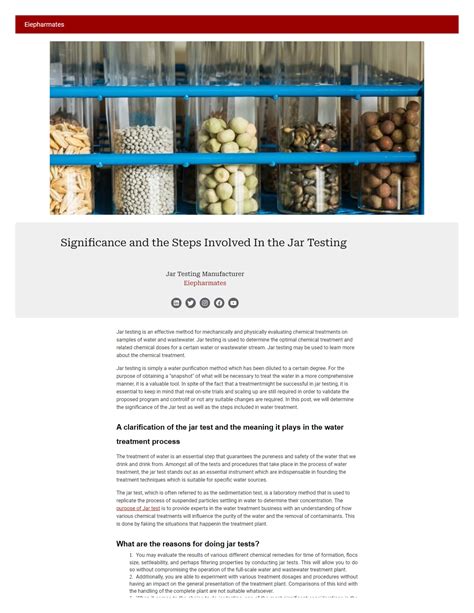 significance and the steps involved in the jar testing pdf