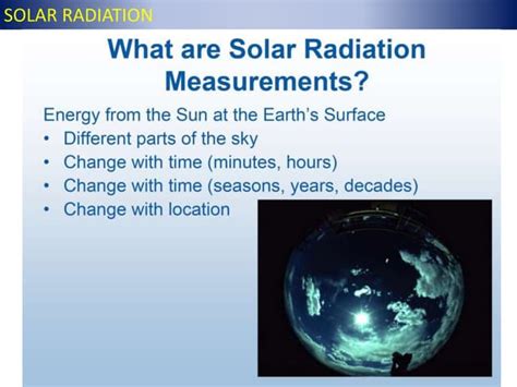 Solar Radiation Measurement Pdf