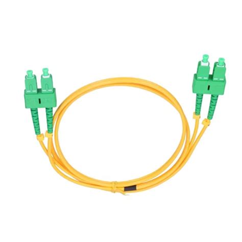 Sc Apc Fiber Patch Cord Singlemode Sm 9 125 Os2 Duplex 3 0mm Duplex Fiber Optic Patch Cord Owire