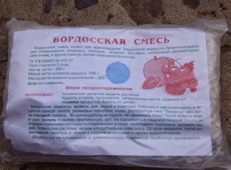 Бордосская смесь (100 гр): химический состав и как правильно ...