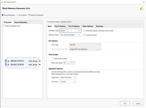 How To Instantiate Block Ram With Ecc Encoder Only