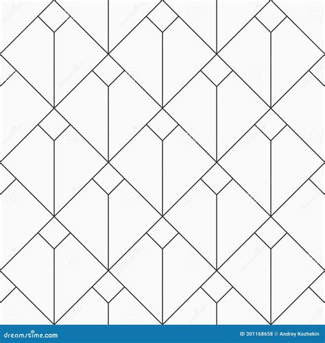 Seamless Thin Line Curly Pattern Screen Print Linear Texture