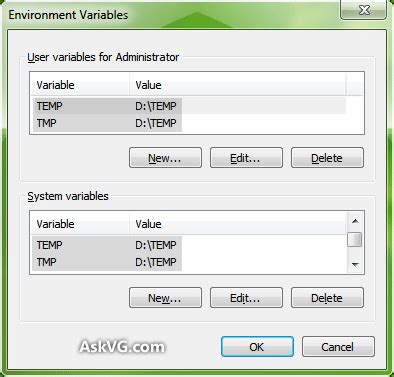 Where Does Windows Store Temporary Files And How To Change TEMP Folder Location AskVG