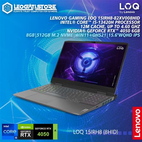 Jual Lenovo Gaming Loq Irh Xv Hid Core I H Gb Gb Rtx Shopee Indonesia