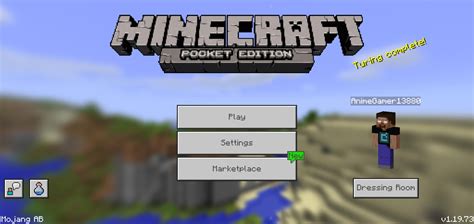 Minecraft But With The Original Pocket Edition Ui And Interface R