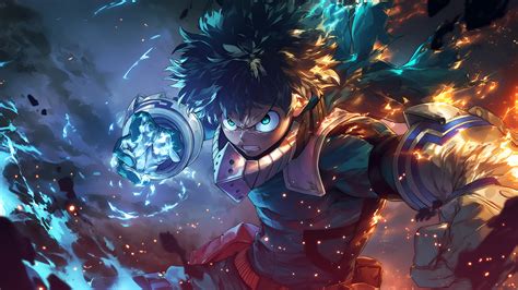 Deku My Hero Academia Red Dark Wallpaper 5k For Pc