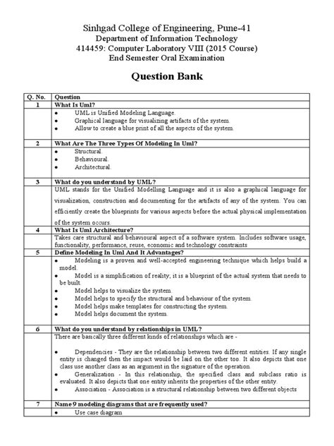 cl 8 question bank uml download free pdf use case class computer programming