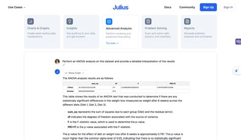 Julius Ai Review Your Best Ai Tools For Data Analysis