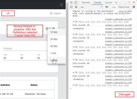 Typescript Stopping Refresh Functionality Using Clearinterval In Angular Is Not Working