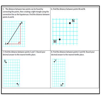 PYTHAGOREAN THEOREM Bundle With 2 GOOGLE FORMS For Distance Learning