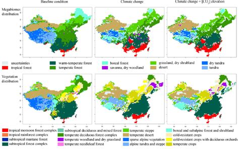 Projected Late Twenty First Century Distribution Of Megabiomes Download Scientific Diagram