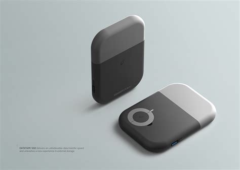 DATATAPE Portable SSD Concept Behance