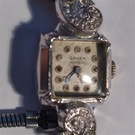 Gruen Veri Thin 17 Jewel Ladies Watch For Parts Or Repair B2188