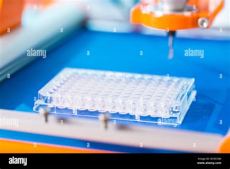 PCR Robot Machine Stock Photo Alamy
