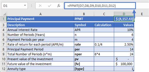 PPMT Function Examples Excel VBA Google Sheets Automate Excel