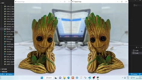 25 flip the image using opencv and python youtube