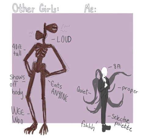 Other Creatures And Me Art By Scary Mostaccioli Ft Sirenhead