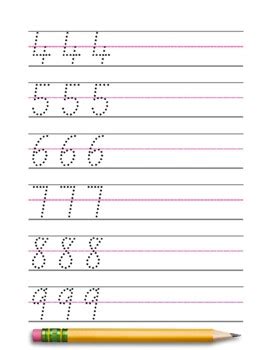 Counting And Writing Numbers Practice By Alison Goold TPT