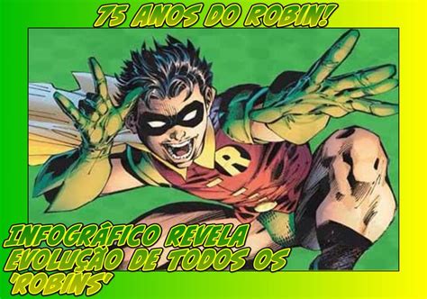 Anos Do Robin Infogr Fico Revela Evolu O De Todos Os Robins