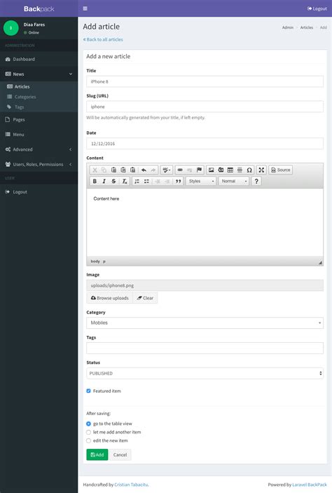 build custom admin panels with backpack for laravel laravel news