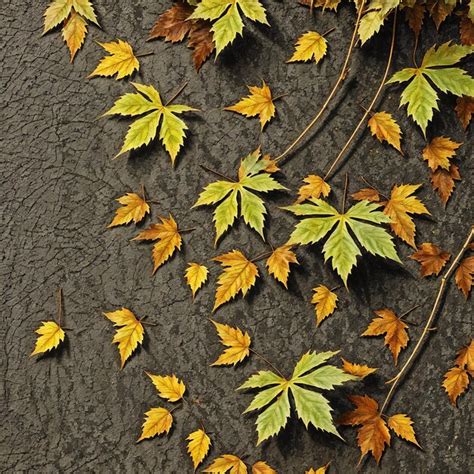 Premium Ai Image A Seasons Ode Maple Leaves Dance In Hues Of Autumn