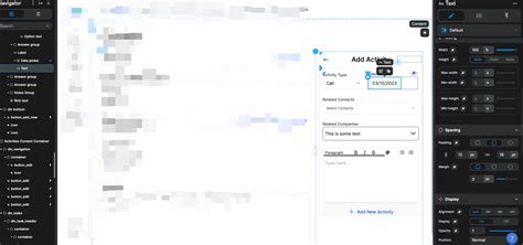 Bug Button Doesnt Align Properly In Hover Dropdown Component Ask Us Anything Weweb Community