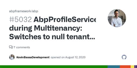 Abpprofileservice During Multitenancy Switches To Null Tenant From Grant During Authorization