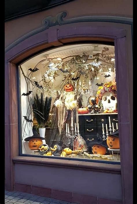 Flowershop In France 1 Halloween Store Display Halloween Window