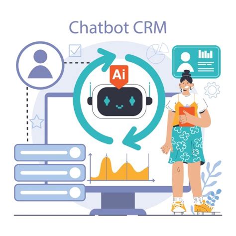 Chat Bot Set Ai Powered Customer Service Online Vector Image