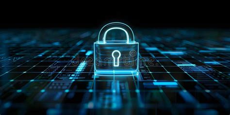 Abstract Digital Background With A Cyber Security Theme In A Global Network Concept Abstract