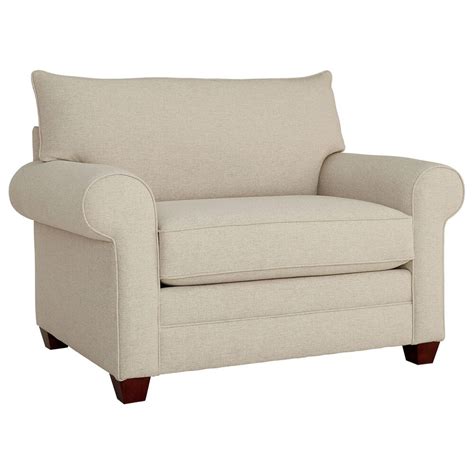 Bassett Alexander Chair And A Half In Straw