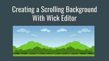 Creating A Scrolling Background With Code Works With Chromebooks
