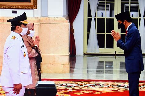 Sekretariat Kabinet Republik Indonesia Presiden Lantik Wagub DKI Jakarta Sisa Masa Jabatan