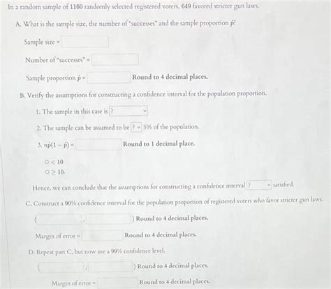 Solved What Is The Sample Size The Number Of Successes