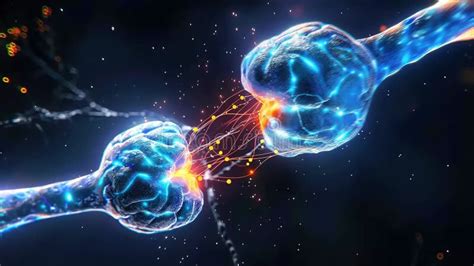 Neural Pathway Intricate Representation Of Nerve Synapse Connection Between Nerve Cells That