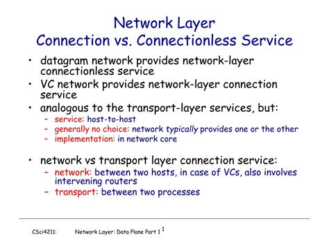 Ppt Comparing Connection Oriented And Connectionless Services In